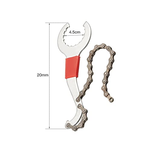 MILiG Bike Bottom Bracket Tool Bicycle Bike Chain Whip Bottom Bracket Freewheel Wrench Repair Convenient Remover Tools Bike Accessories Chain Tools Bicicleta Bicycle Bottom Bracket Removal Tool
