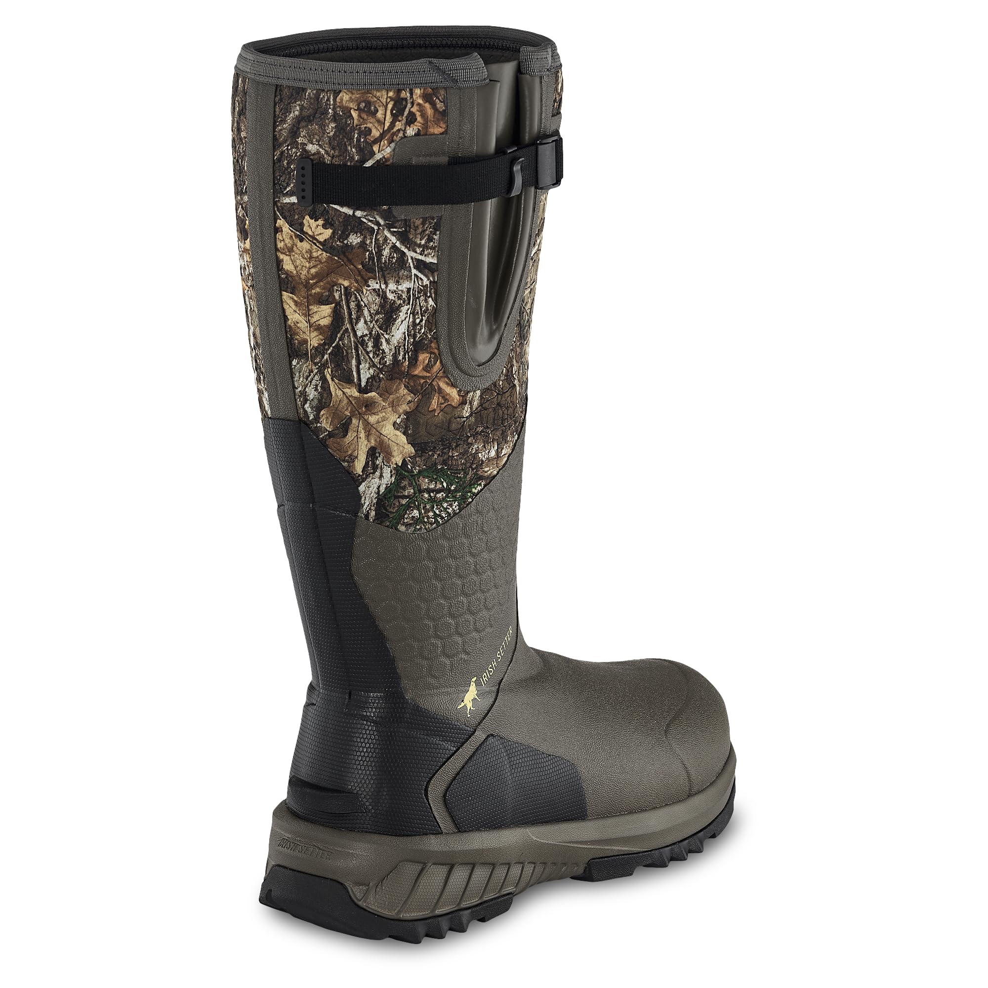 Irish Setter, MudTrek, Unisex, 17", Waterproof, Insulated 800g, Adjustable Full Fit, Hunting Boot, Realtree Edge, 5 E (Wide)