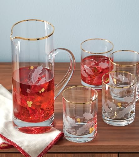 Lenox 886861 Holiday Gold 4-Piece Double Old Fashioned Set