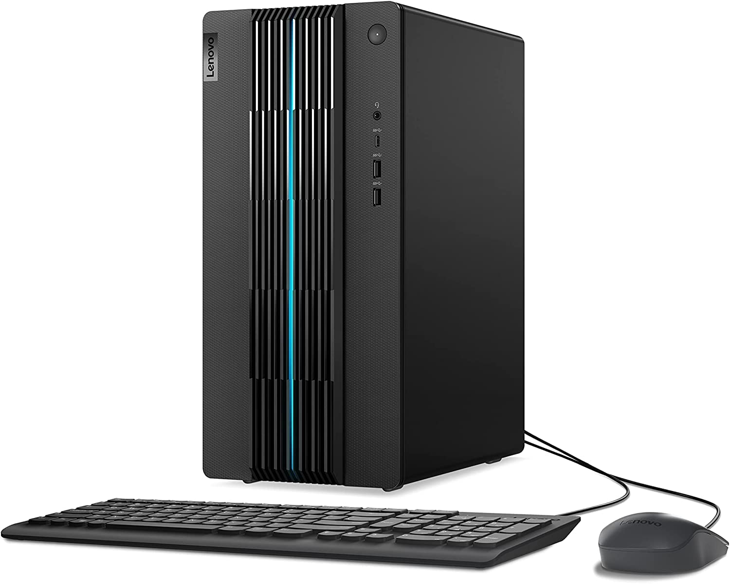 Lenovo 2023 Newest IdeaCentre 5i Gaming Desktop, 12th Intel i7-13700, 64GB DDR4 RAM, 2TB SSD, 2TB HDD, NVIDIA GeForce RTX 4090 Graphics, Mouse&Keyboard, Windows 11 Home, Black