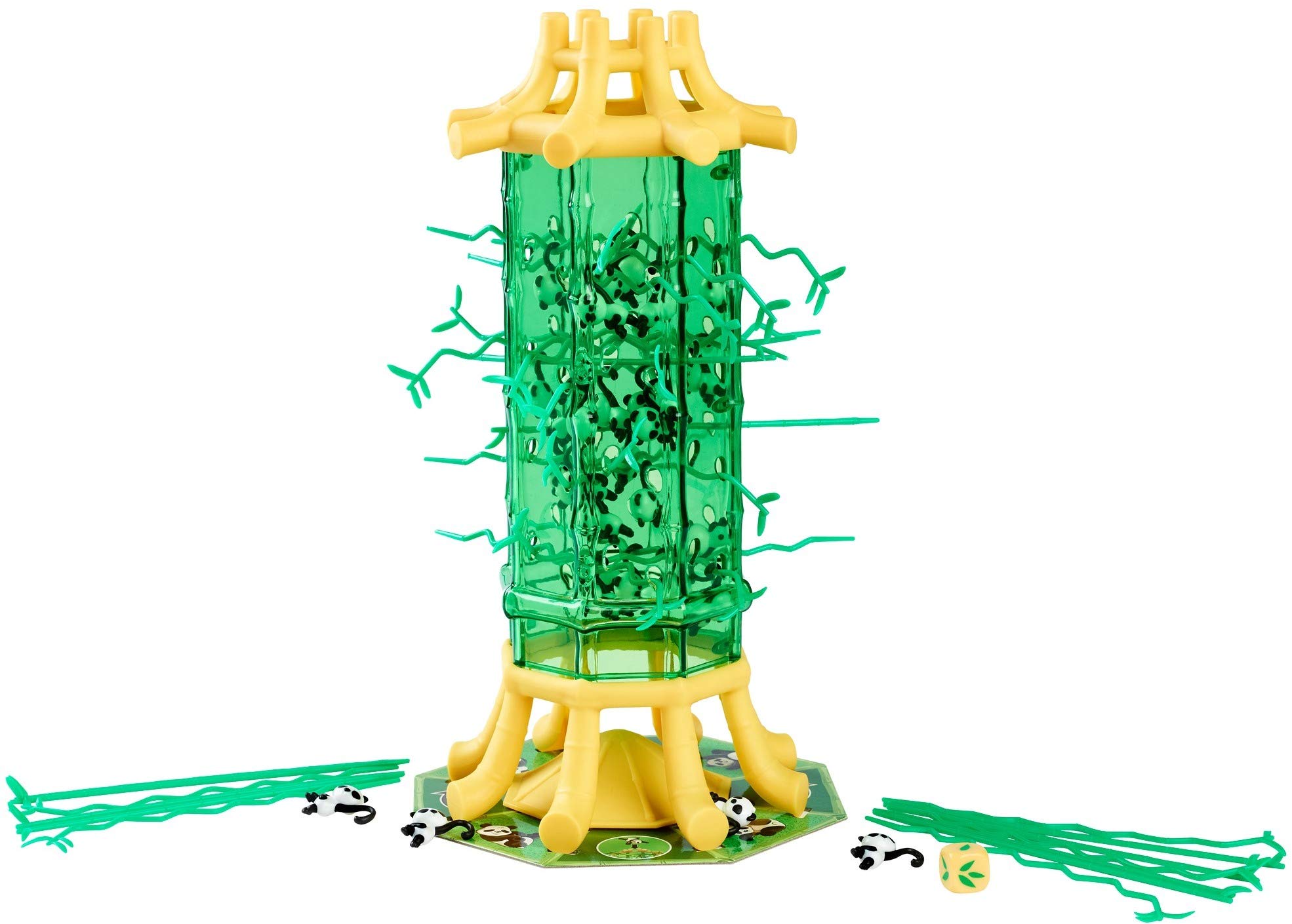 Kerplunk Pandas Kids Game with Pagoda Tower, Bamboo Sticks & Toy Bears, Kids Gift Ages 5 Years & Older