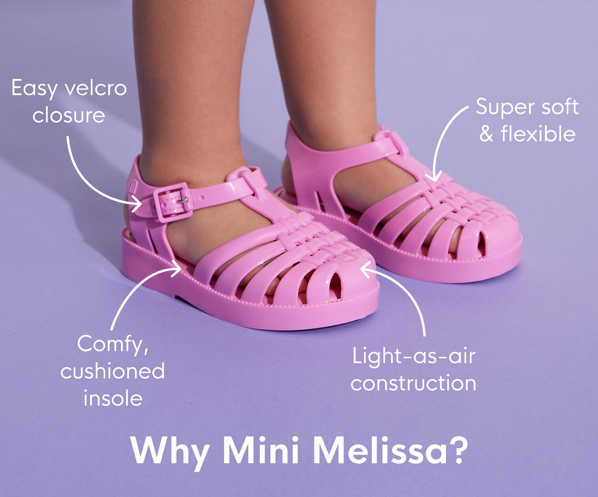 mini melissa Girl's Possession (Little Kid/Big Kid) White 11 Little Kid M