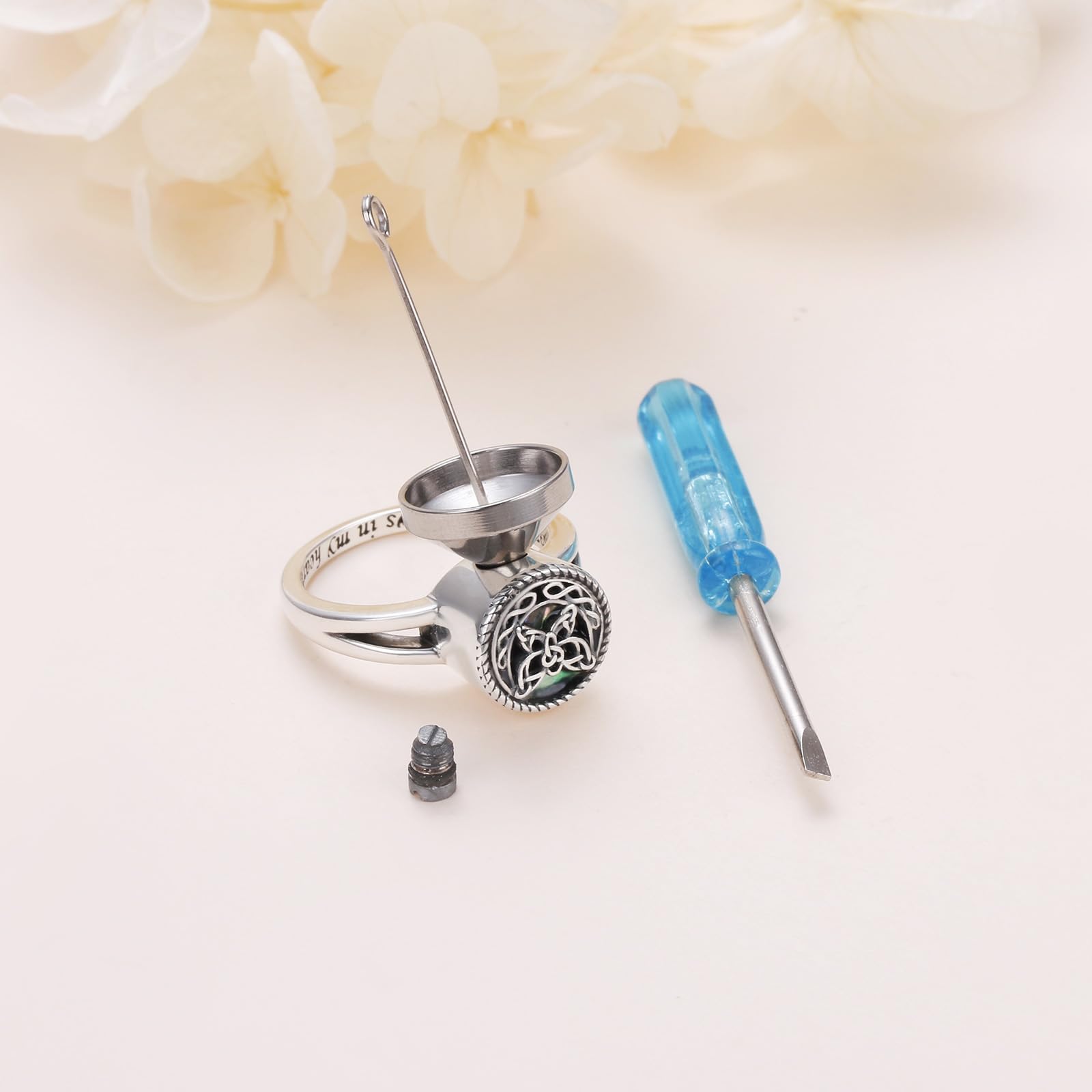 Mother's Day Evil Eye Ring S925 Sterling Silver Adjustable Eye Rings for Women Jewelry