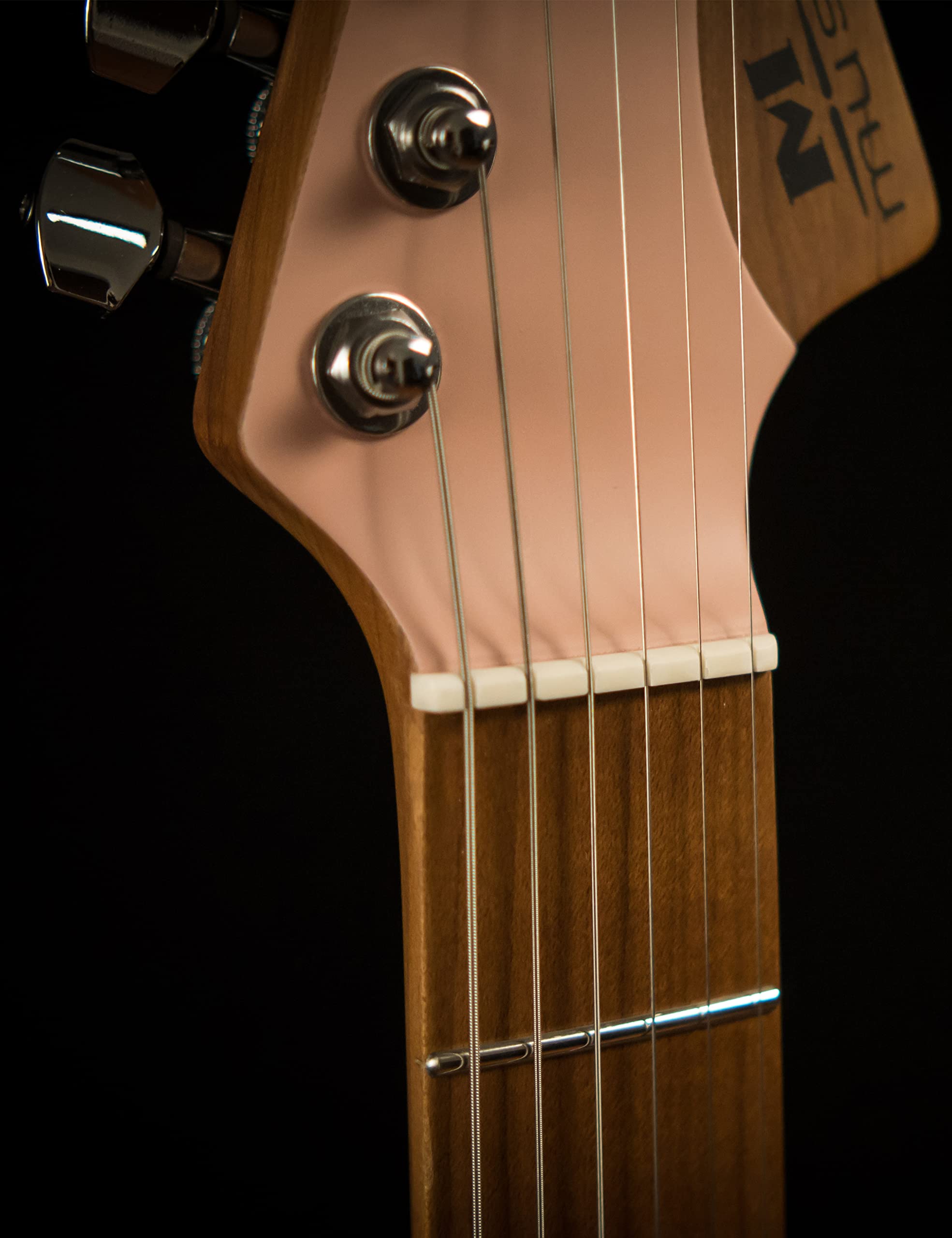 M MUSI Capricorn Electric Guitar with 6 String Maple Fingerboard Solid Body Electric Guitar for Pro Players, 22 Frets, Stainless Steel Frets, Single Single and Double Pickups