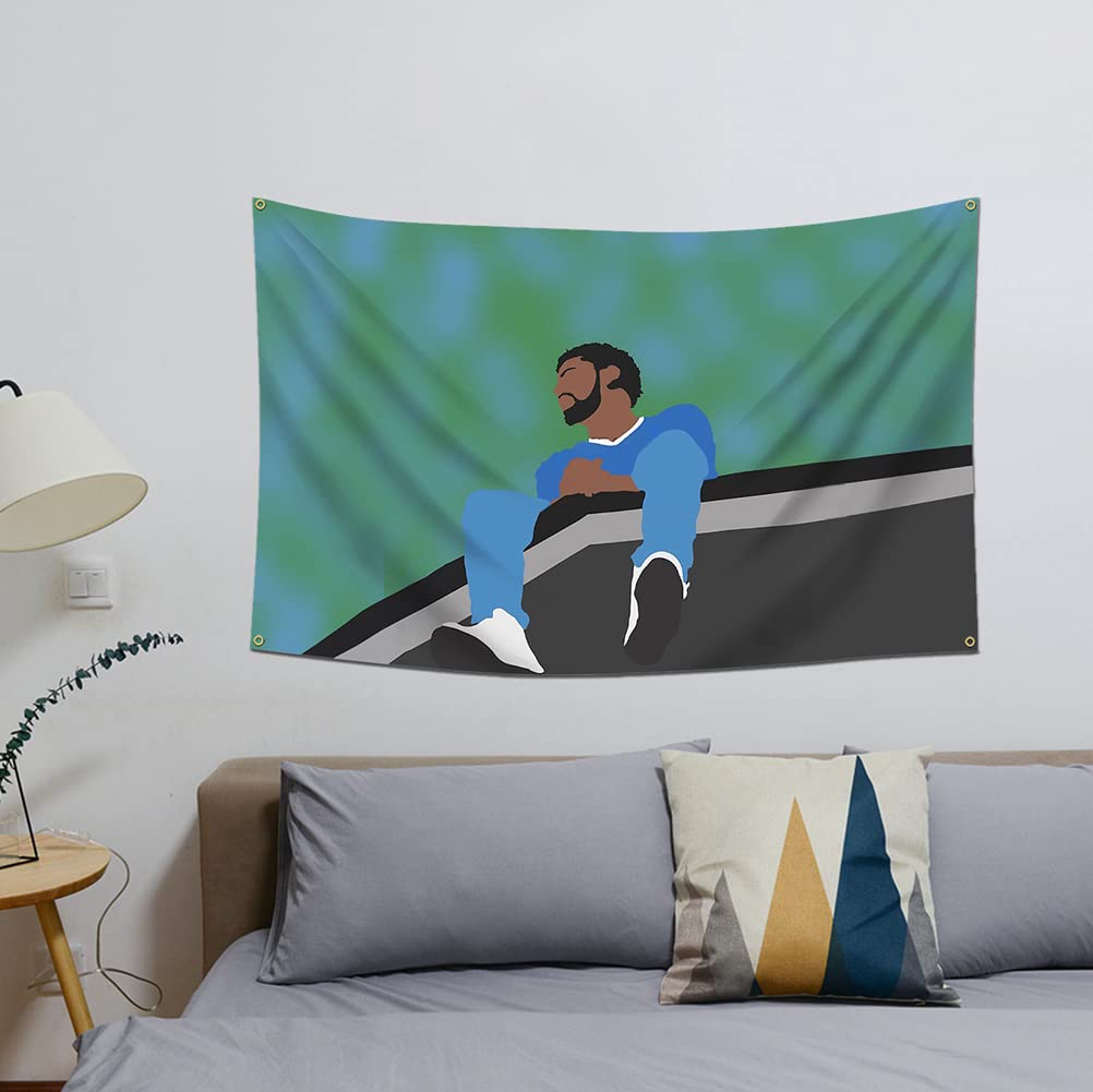 J Cole Flag Tapestry 3x5 Feet Funny Rapper Banner For College Dorm Room Guys Man Cave Frat Bedroom