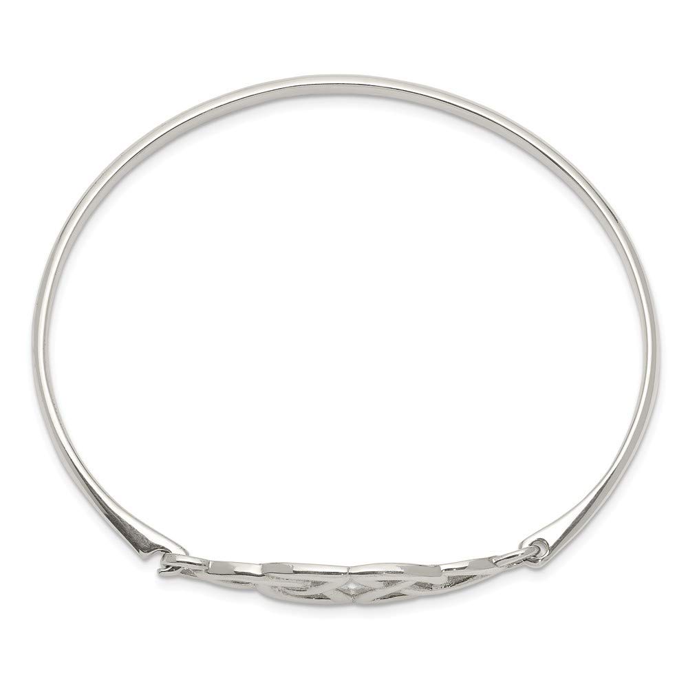 JewelryWeb - 925 Sterling Silver Celtic Knot Expandable Stackable Bangle Bracelet - Celtic Jewelry for Women - Itrish Jewelry - Claddagh Bangle Bracelet - St Patricks Day Gift for her
