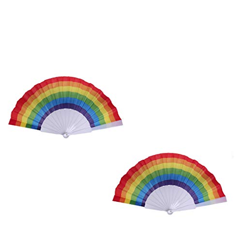 KSHQU Small Fan folded 2PC traditional handmade beautifully fan gift hollow wedding Chinese Fans