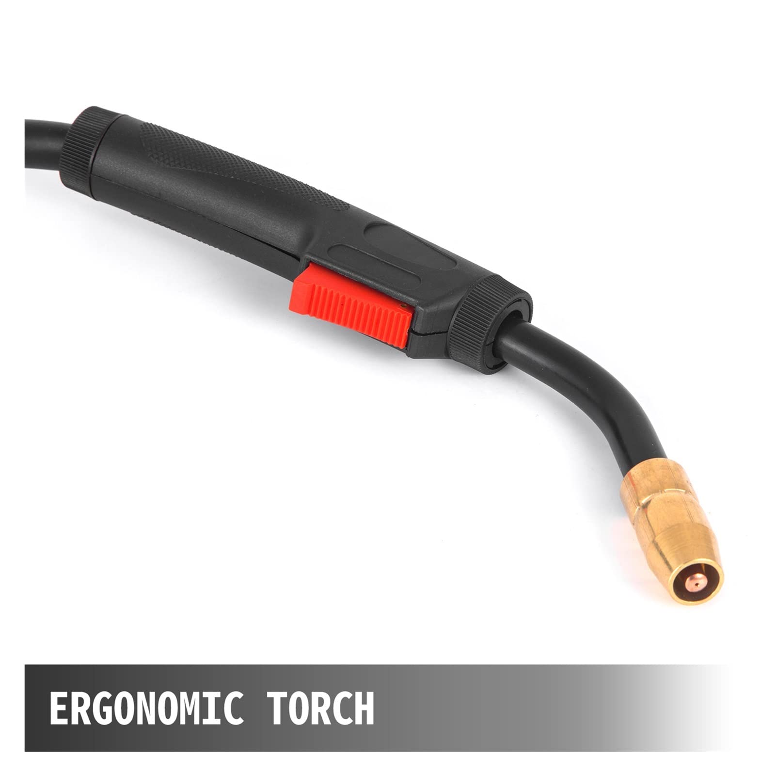 MIG Welding Gun 150A Gas Burner Torch W/ 4.6M Fixed Cable Welding Equipment Stinger Interchangeable for Miller M-15 M-150