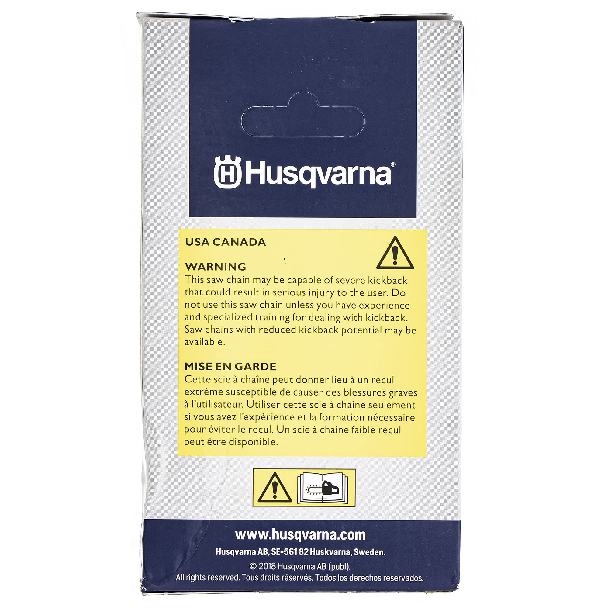 Husqvarna Genuine 591104268 18" .325 .063 68 DL H26X Saw Chain Loop