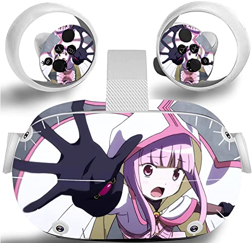 Madoka Magica - Quest 2 VR Headset and Controller Skin, Vinyl Decal Skin for VR Headset and Controller, Virtual Reality Protective Accessories