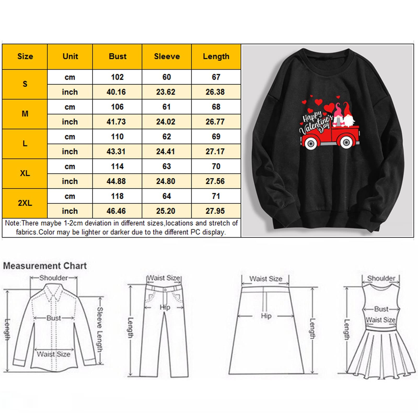 lnmuld Valentines Day Womens Long Sleeve Letter Print Tops Pullover Sweatshirts Blouse Oversized Hoodies