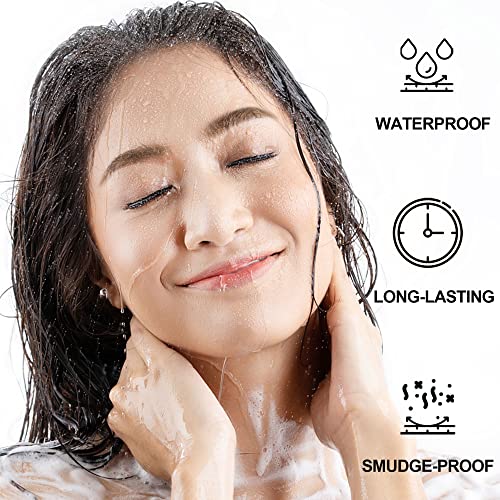 Huieter Eyebrow Microblading Pen, Eyebrow Pencil with an Upgrade Micro-Fork Tip Applicator, Waterproof Long-Lasting Microblading Pencil for Eyebrows, Microblading Pen for Natural Looking Brows Makeup