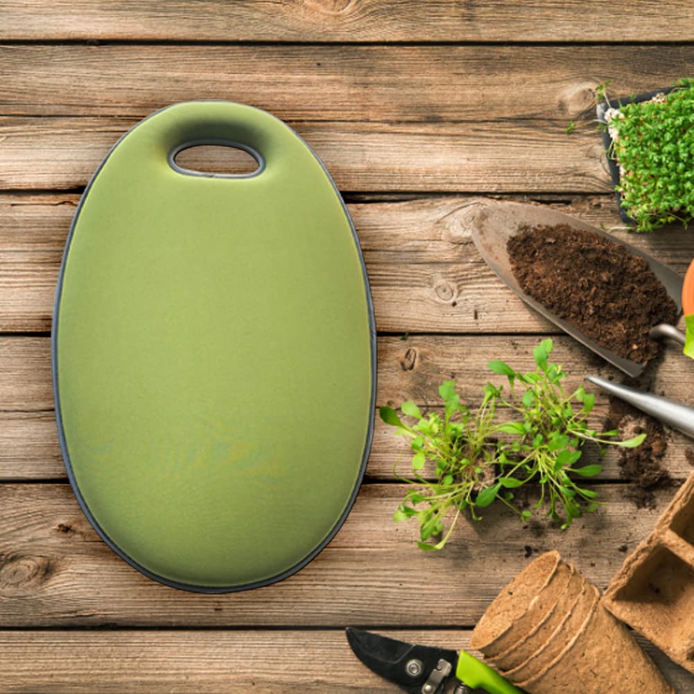 Kneeling Pad, Memory Foam Knee Cushion Soft Garden Kneeler Portable Kneeling Mat with Handle for Long Gardening Hours, Workout