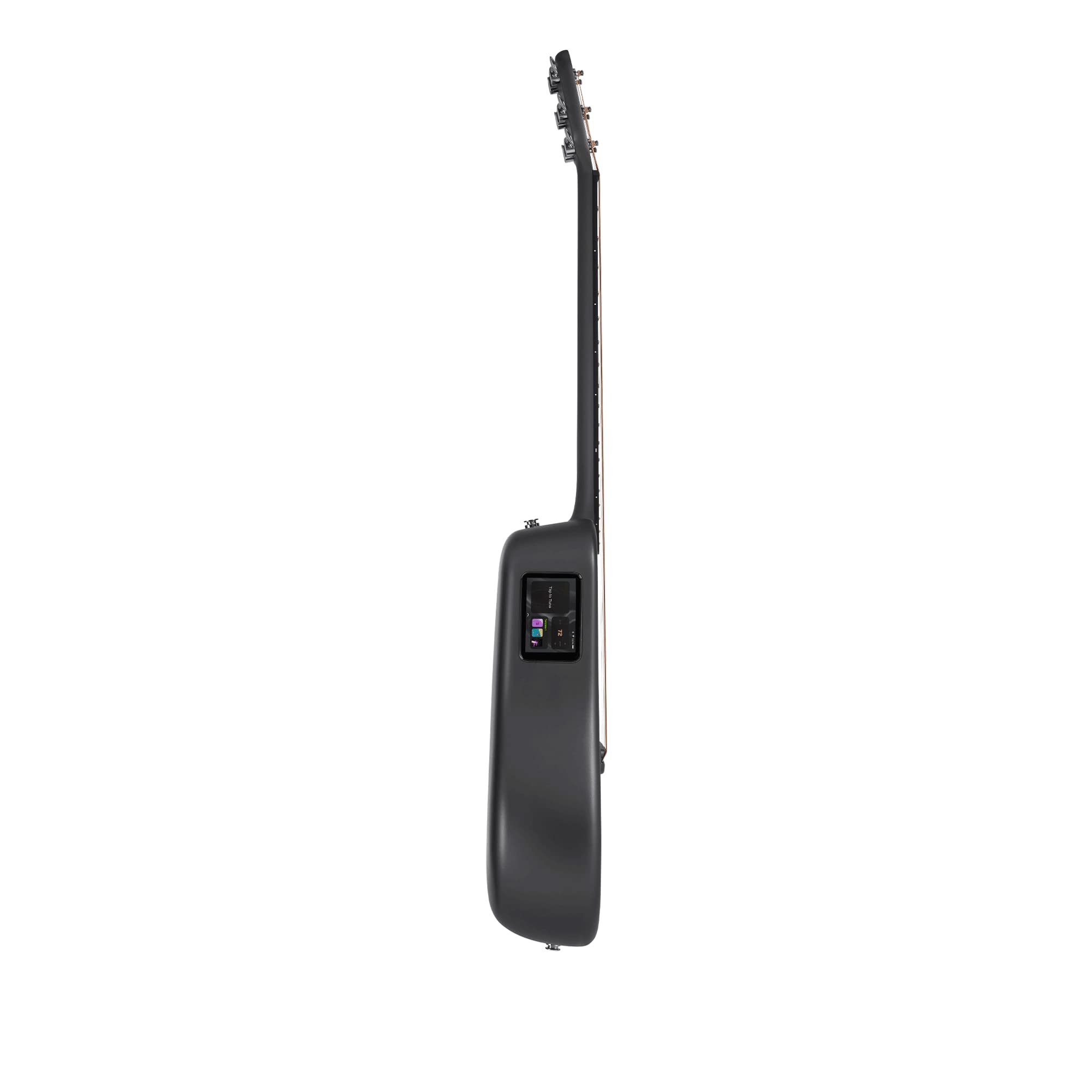 LAVA ME 3 Smartguitar with Multi-touch Display Integrated with HILAVA OS and Built-in Effects Loops & Guitar Apps, Carbon Fiber Acoustic Guitar for beginners & pros(36 inch Space Grey Bag)