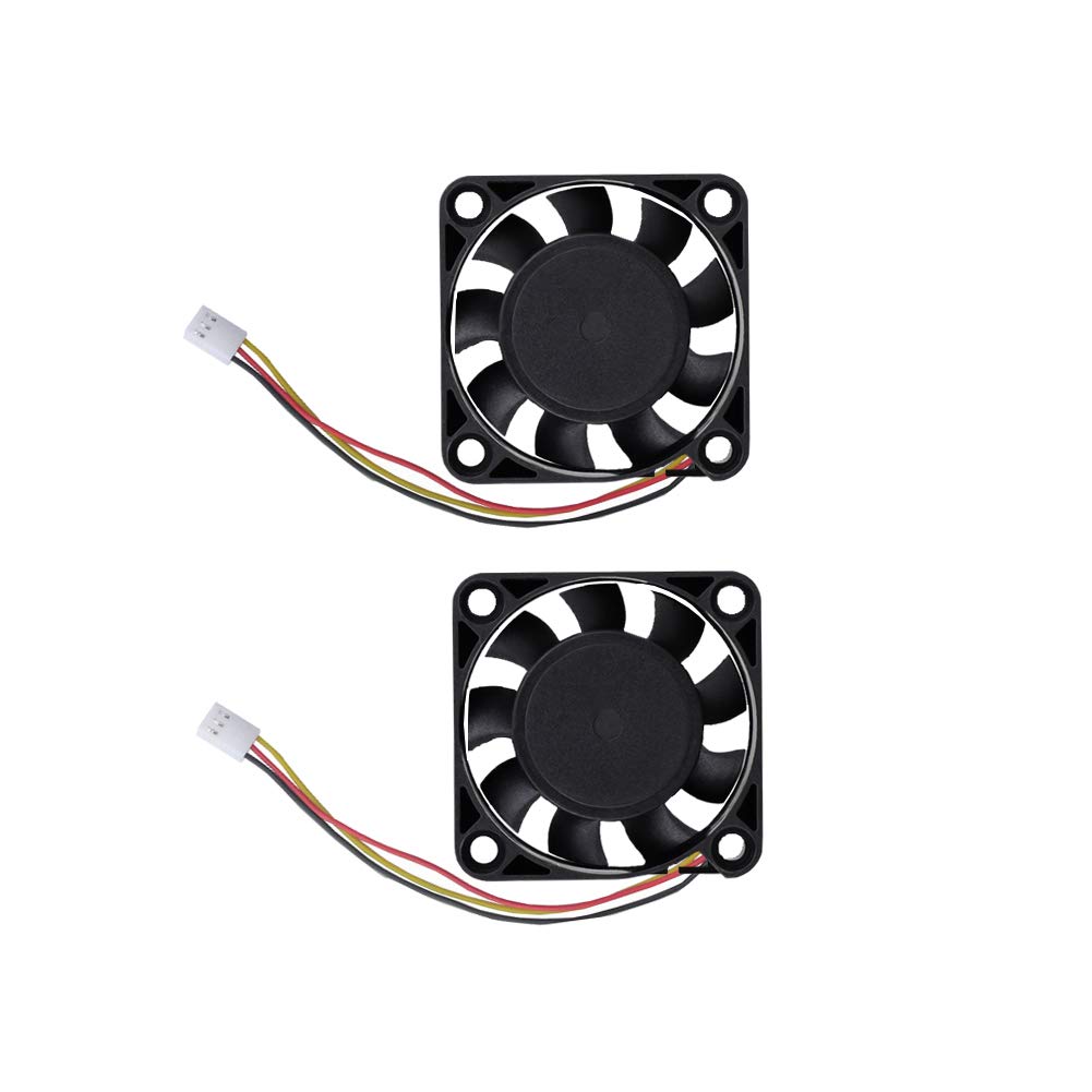 KEYFANCLUB 2-Pack 40mm 4cm 40x40x10mm 12V DC 3-PIN 3 Wire FG Small Northbridge Heatsink CPU PC Case Cooler Cooling Replacement Fan