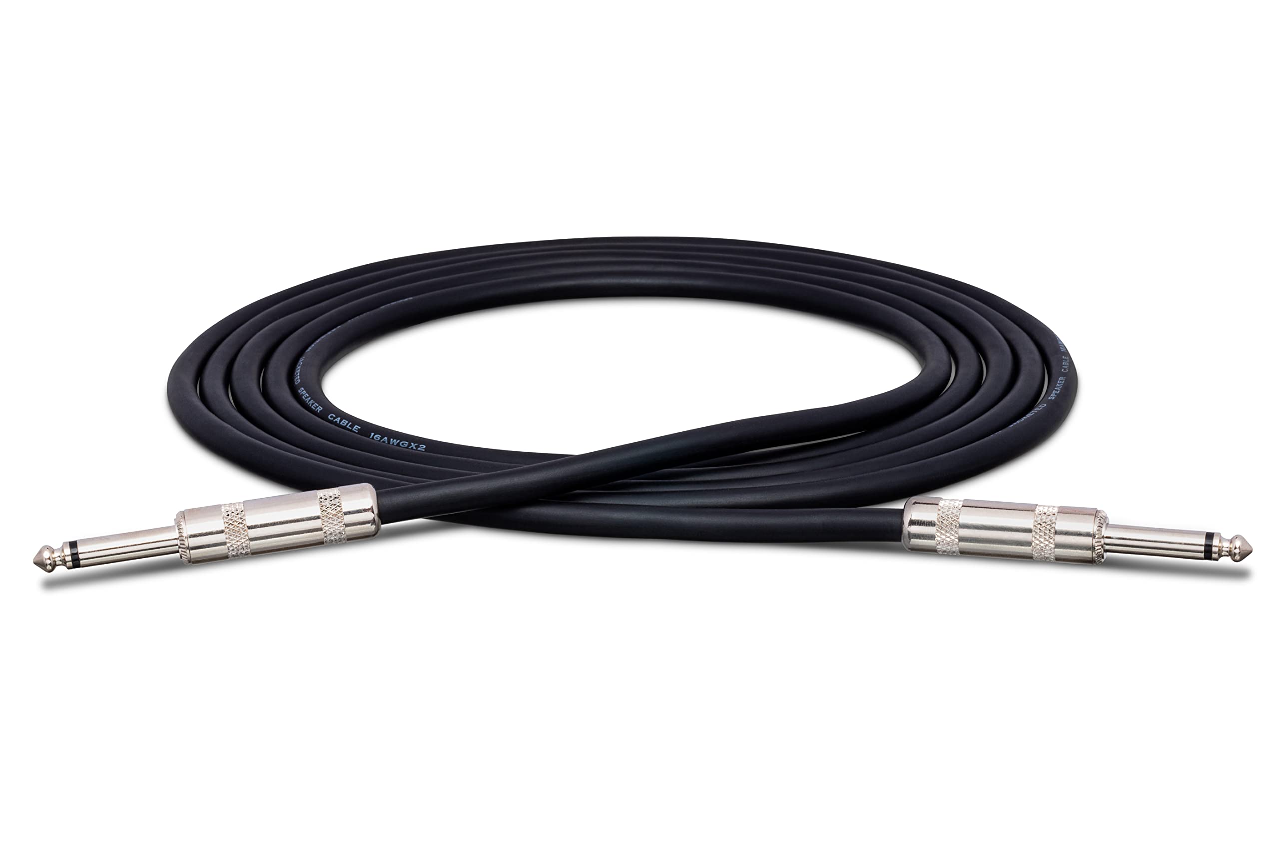 Hosa SKJ Speaker Cables 1/4 Inch TS - (30 Feet) (Black)