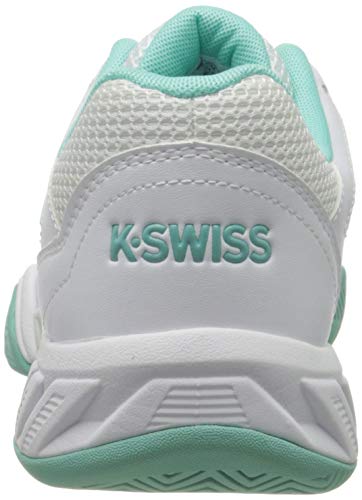 K-Swiss Performance Women's Tennis Shoes, White White Aruba Blue 121, 7 UK