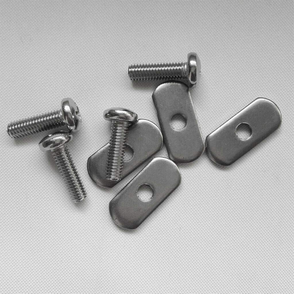 Kayak 2X 12 Canoes Aluminum Slide Track Rails with Screws Nut Accessories