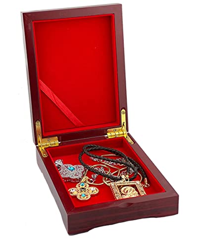 Holy Trinity Icon Box, Old Testament Trinity Three Angels Box For Rosary, Prayer Beads, Jewelry 5 Inch, Religious Gifts For Woman Man