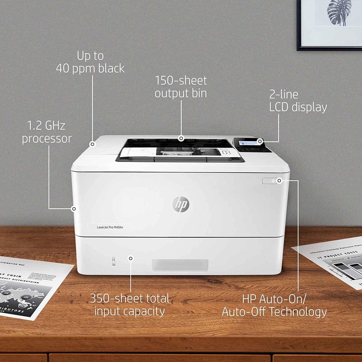 HP Color Laserjet Pro M479fdw Wireless All-in-One Laser Printer for Office, Black - Print Scan Copy Fax - 28 ppm, 600 x 600 dpi, Auto Duplex Printing, 50-Page ADF, Ethernet, Tillsiy Printer Cable