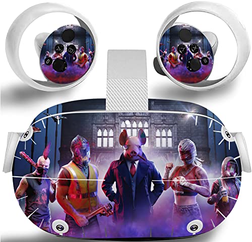 Mafia Game - Quest 2 VR Headset and Controller Skin, Vinyl Decal Skin for VR Headset and Controller, Virtual Reality Protective Accessories