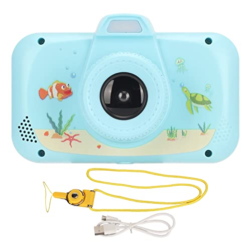 Kid Selfie Camera, Video Function 3.5in IPS Screen Front Rear Dual Lens Portable 20MP Girls Camera for Christmas (#1)