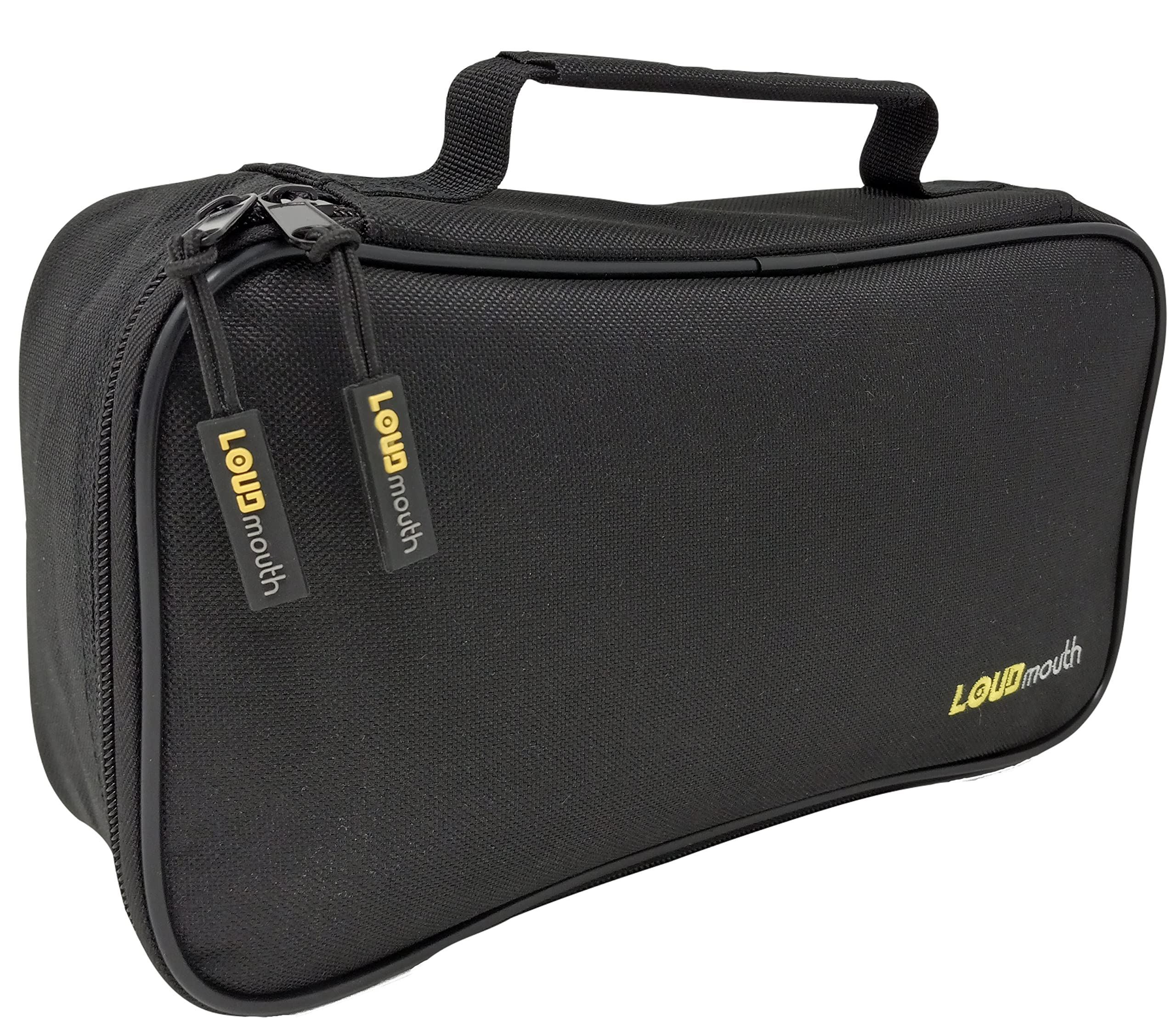 LOUDmouth Wide Mouth Microphone Case | Large Padded Mic Pouch Bag | 12" x 6.25" x 3.25"