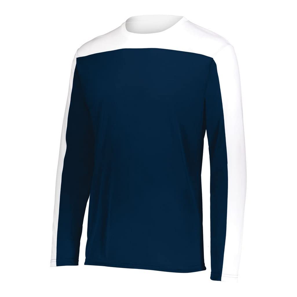 Momentum Team Long Sleeve TEE Navy/White