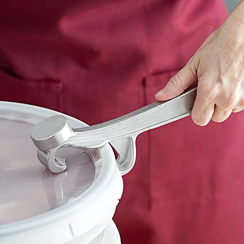 Metal Magery 5 Gallon Bucket Opener Aluminum Lid and Pail Container Gamma Removal Tool