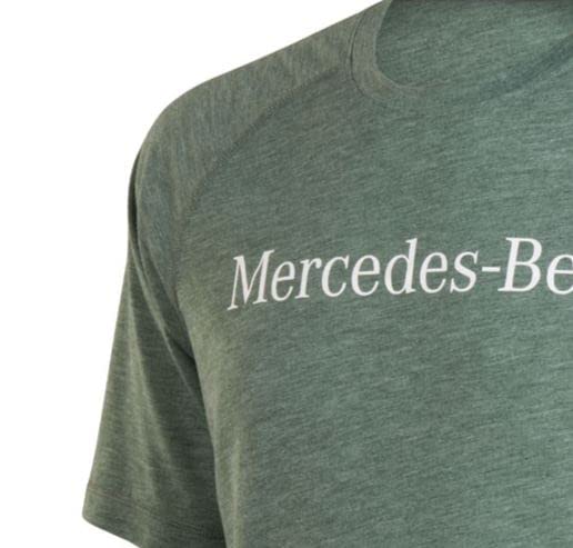 Mercedes Benz Tri-Blend Moisture Wicking Raglan Tee Green Heathered Athletic Performance T-Shirt (as1, Alpha, s, Regular, Regular, Small)