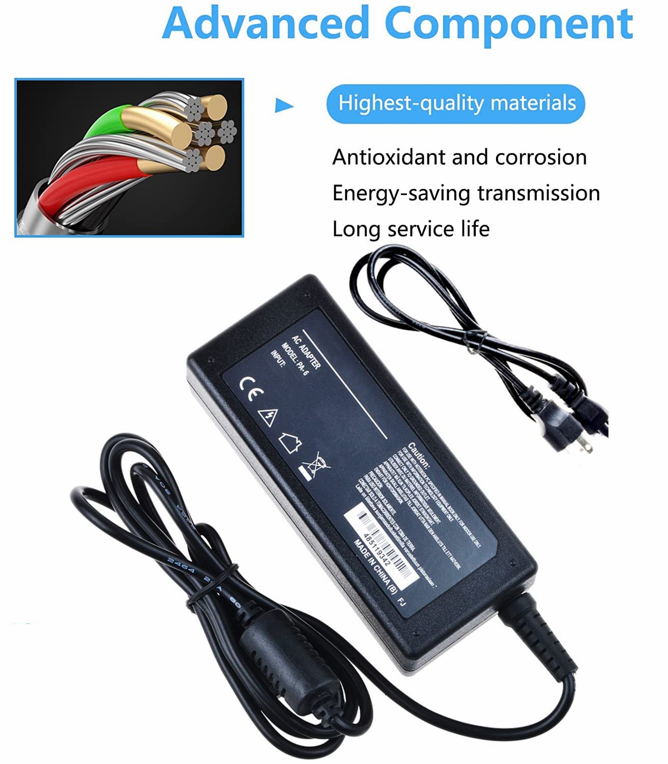 Jantoy AC/DC Adapter for DW Digital Watchdog VMAX8 V MAX 8 DW-VMAX8 Storage 500GB 8-CH DVR 8 Channels DW-MAX 4 CH DWMAX Digital Video Record Power Supply Cord Cable Charger