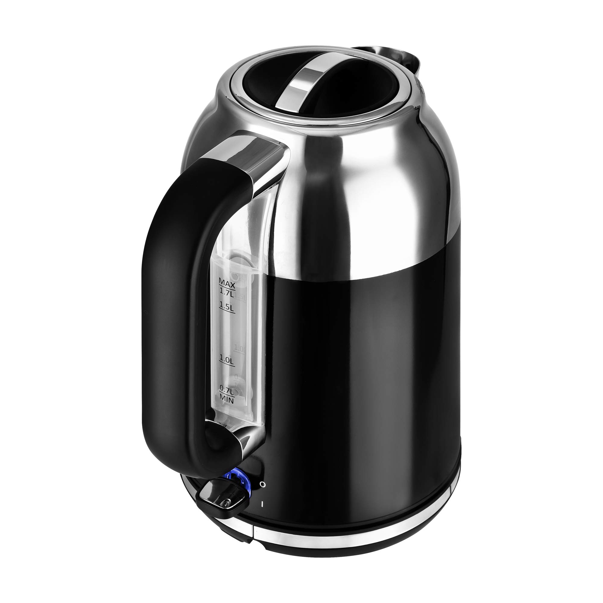 Kalorik 1.7 Liter Retro Electric Kettle (Black)