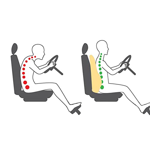 KIFRAL Neck Pillow Lumbar Support Pillow; Memory Foam Chair Cushion to Support Waist Accessories Car Pillow Memory Foam Pillow