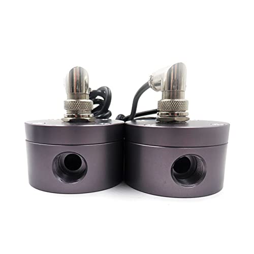 ROFEI 1/4" 3/8" 1/2" Oval Gear Flowmeter Aluminum Alloy 1.75Mpa Oil Flow Sensor Sensor Suitable for Gas Stations DC5~18V (Size : 1/4")