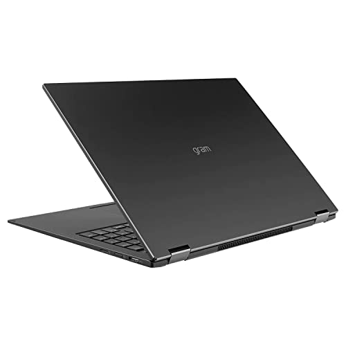 LG Gram 16T90Q 16" WQXGA 2-in-1 Touchscreen (Intel 12th Gen 12-Core i7-1260P, 16GB LPDDR5 RAM, 1TB PCIe SSD, Stylus), (2560 x 1600) Business Laptop, Thunderbolt 4, HDMI Cable, Windows 11 Pro