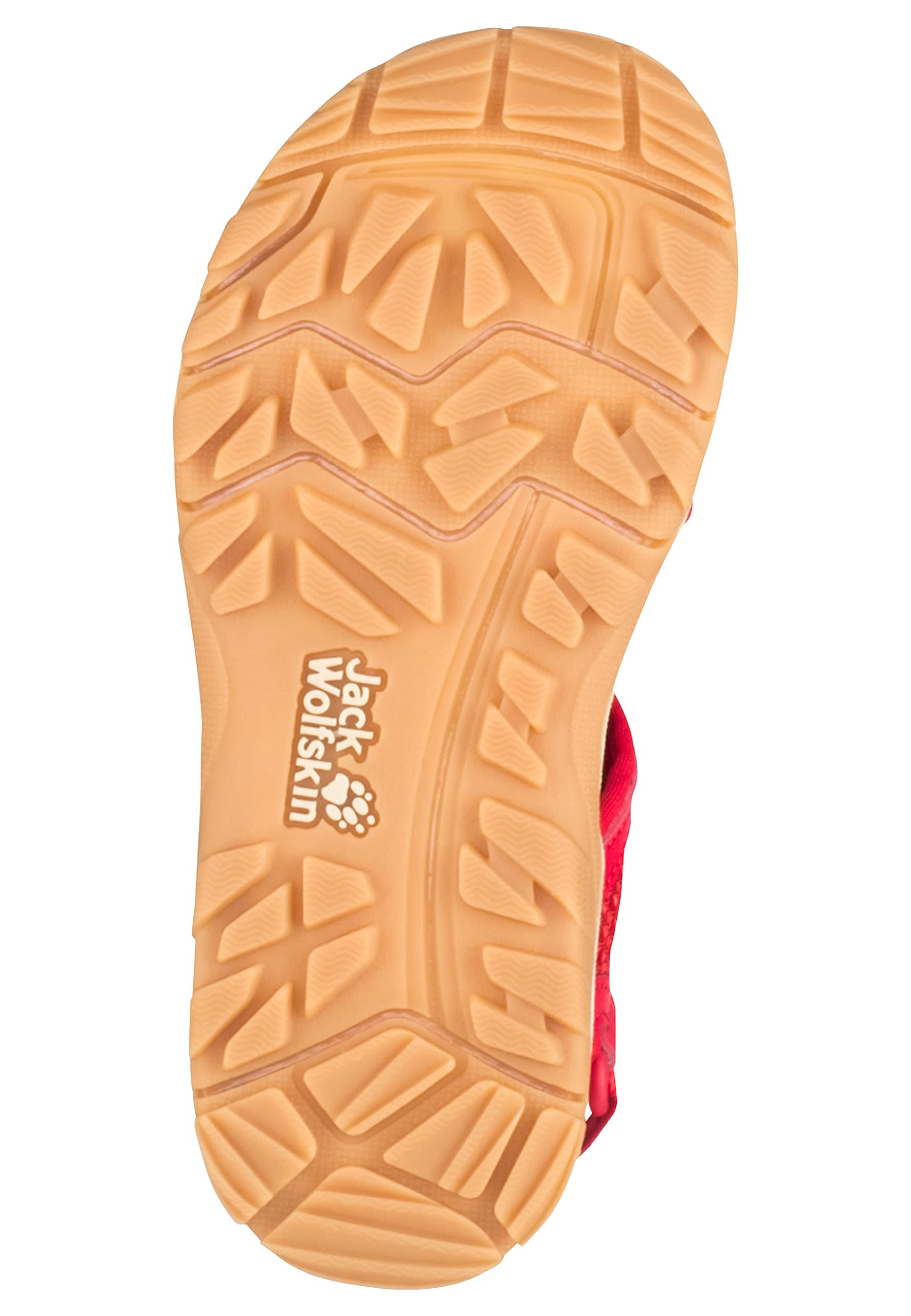 Jack Wolfskin Taraco Beach Sandal Hiking Boot, Blue/Orange, 2 US Unisex Big Kid