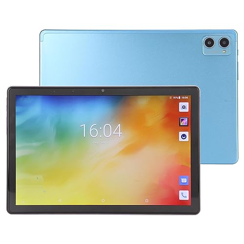 Jectse 10.1 Inch Tablet, 12GB RAM 256GB ROM 10 Core Tablet with Dual Camera, 5G WiFi Android Tablet Gaming Tablet for Kids Adults, 8800mAh Battery (Blue)