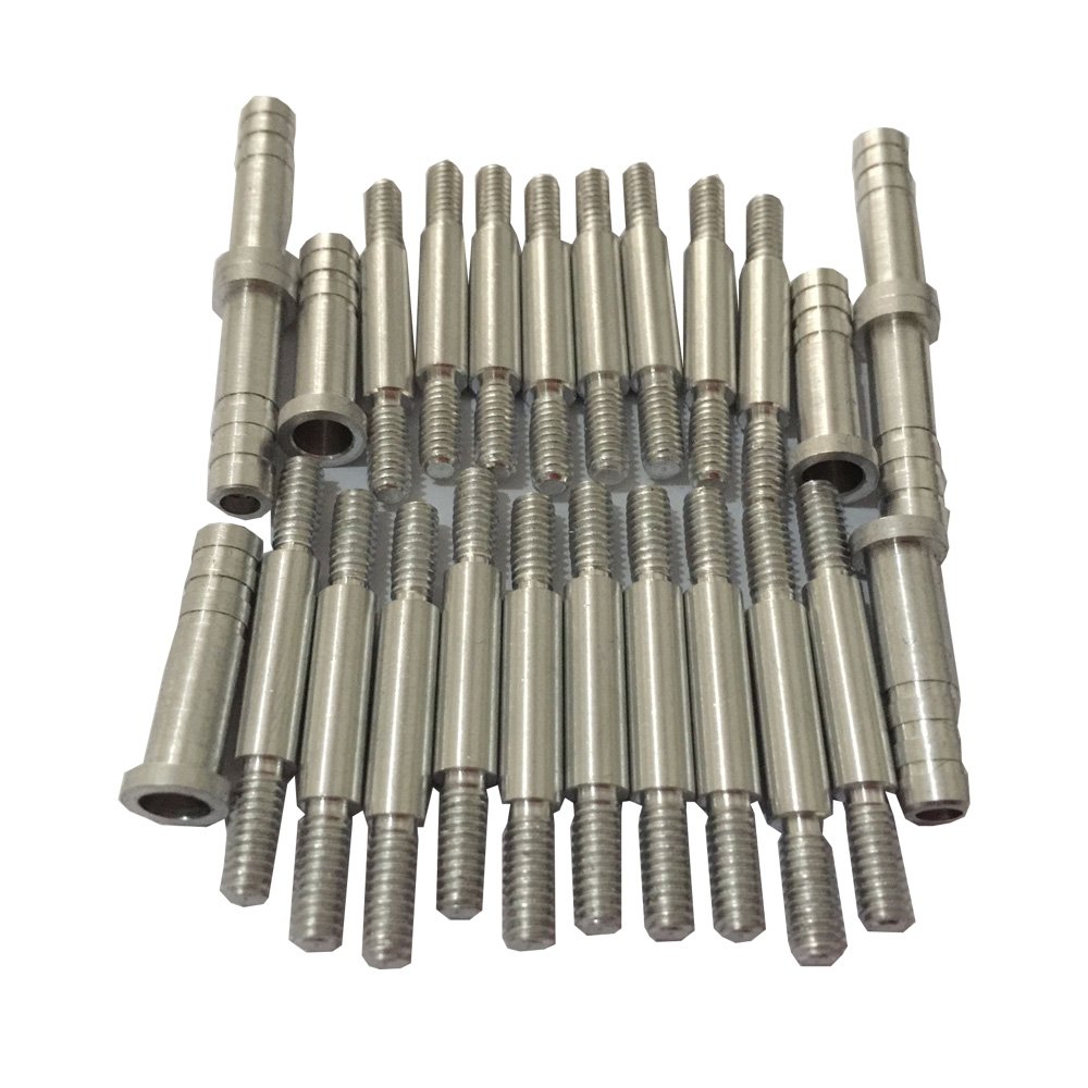 JIEXI HWYP Archery Compound Bow Aluminum Arrow Insert Connector for ID 6.0mm Shaft Pack of 50