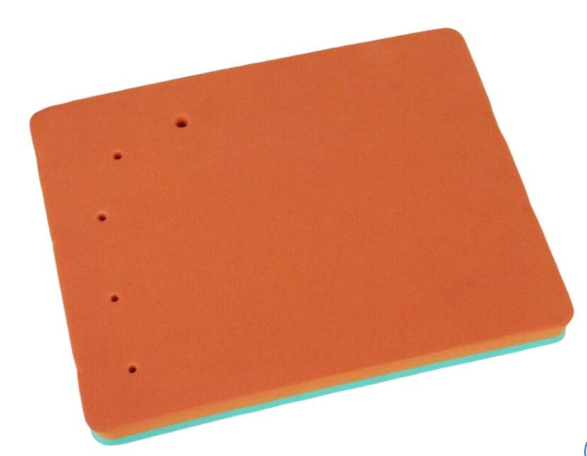 Large Fondant Foam Pad Flower Forms Pad 5 Holes Sponge/Gum/Chocolate/Clay Modeling Tools Drying Tray for Sugarcraft, Cake Decoration, Handmade, DIY
