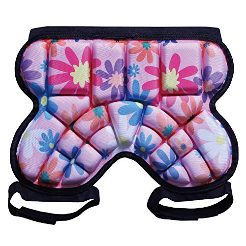 Kids Hip Protection Thickened Sports Shorts Skating Butt Pads Protectors for Children Skating Protective Gear Scooter Ski Butt Pad Adjustable Hip Protection Red