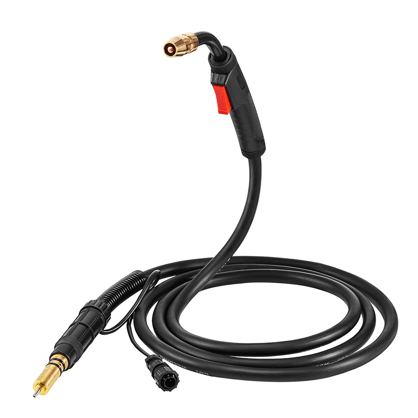 MIG Welding Gun 150A Gas Burner Torch W/ 4.6M Fixed Cable Welding Equipment Stinger Interchangeable for Miller M-15 M-150