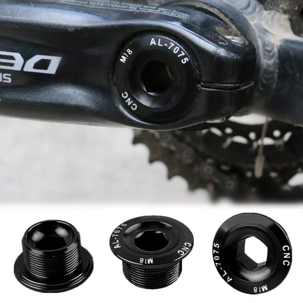Laosting-R 3 Pcs Crankset Screw Bicycle Crank Arm Fixing Bolts Bike Crank Cap for Mountain Road Bike