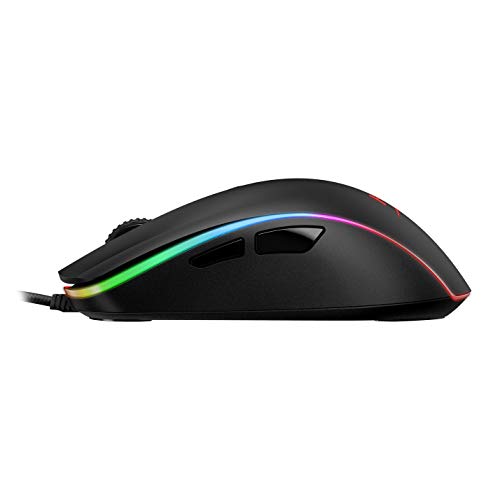 HyperX Cloud II Gaming Headset - Red (KHX-HSCP-RD) with HyperX Pulsefire Surge - RGB Wired Optical Gaming Mouse, Pixart 3389 Sensor up to 16000 DP - Black - Bundle
