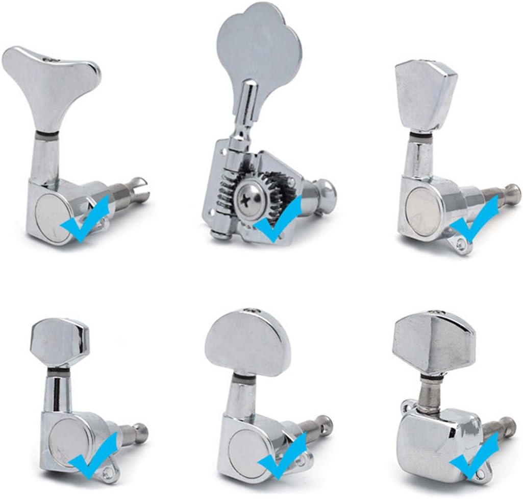 Hexagonal Drill Bit Tuning Peg Winder For Electric Acoustic Guitar Bass String Change Maintenance, Attaches to Power Screwdriver or Power Drill