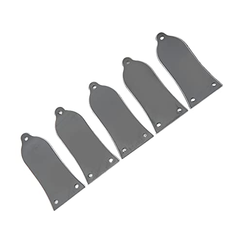 Plastic Truss Cover Plates, 5PCS Electric Guitar Truss Rod Cover Compact Size High Toughness Good Protection for Musical Instruments