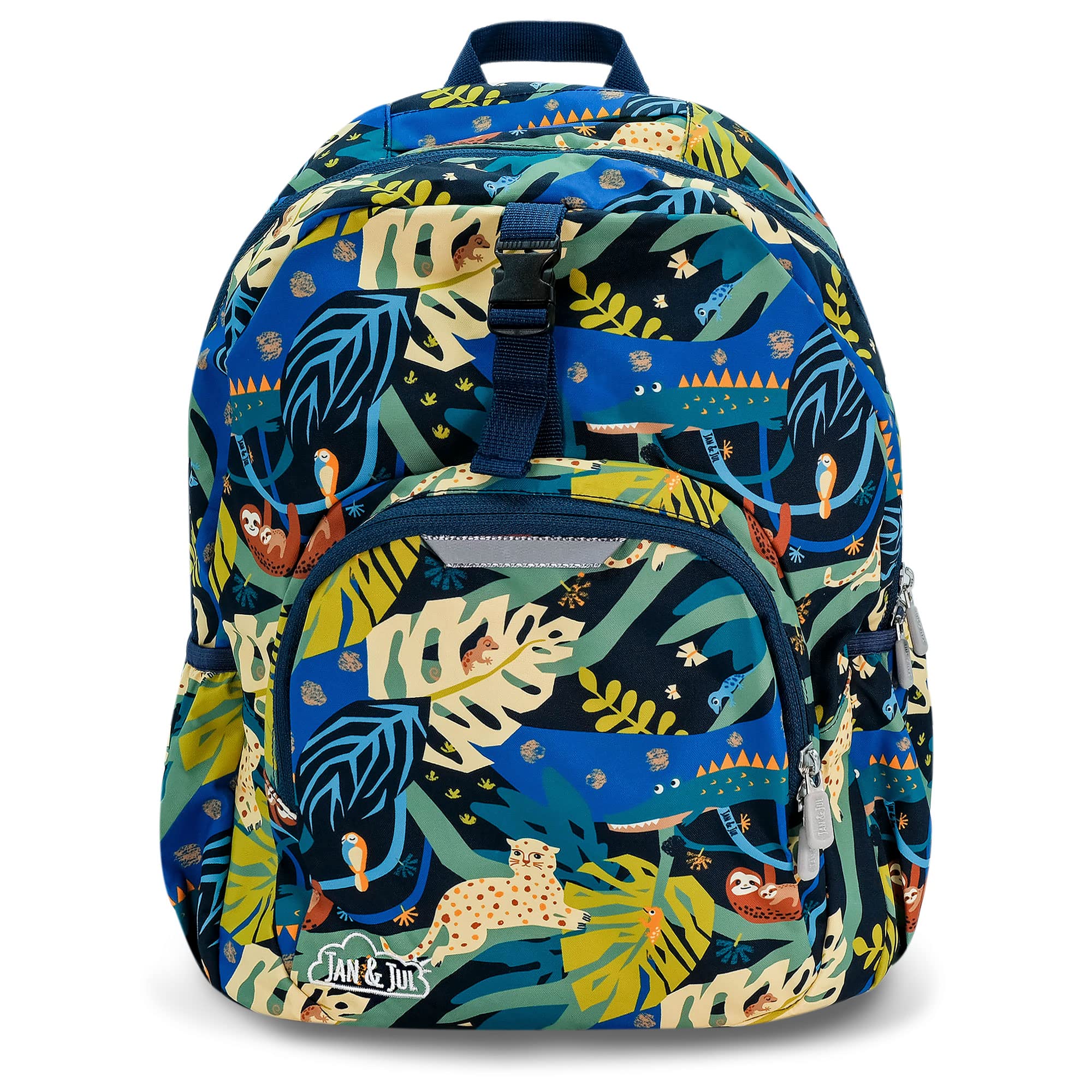 JAN & JUL Little Xplorers Kids' Backpack (Jungle Nights, One Size)