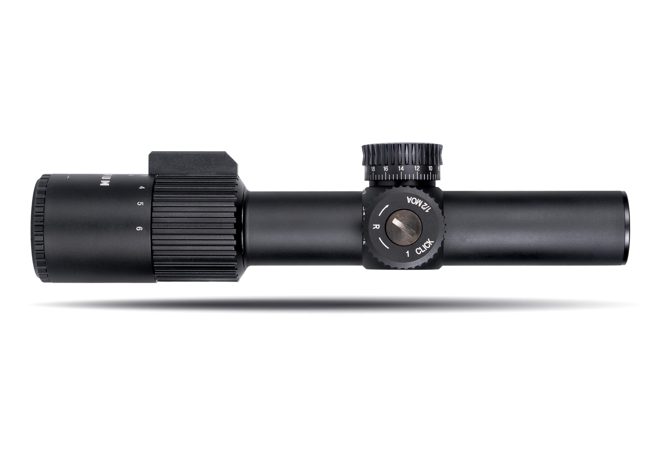 Monstrum Alpha Series 1-4x24 FFP Rifle Scope | Monstrum Scope Mount with 45 Degree Offset Picatinny Rail Mount | Bundle