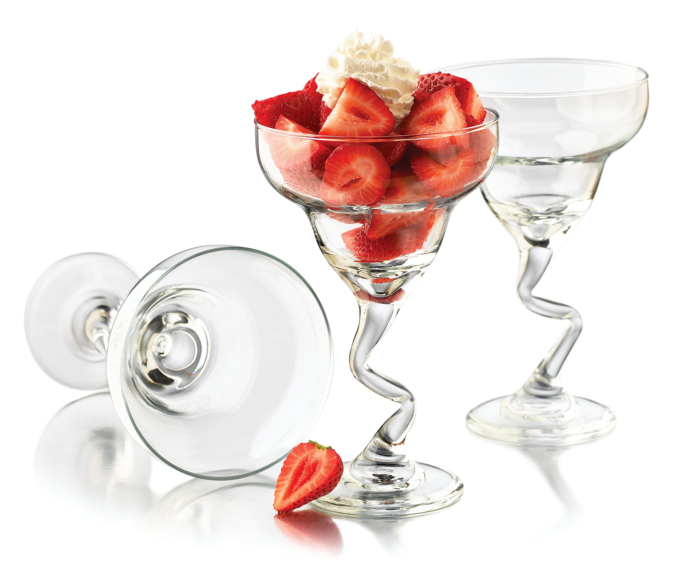 Libbey Z-Stem Margarita Glass, 4 Count (Pack of 1), Clear