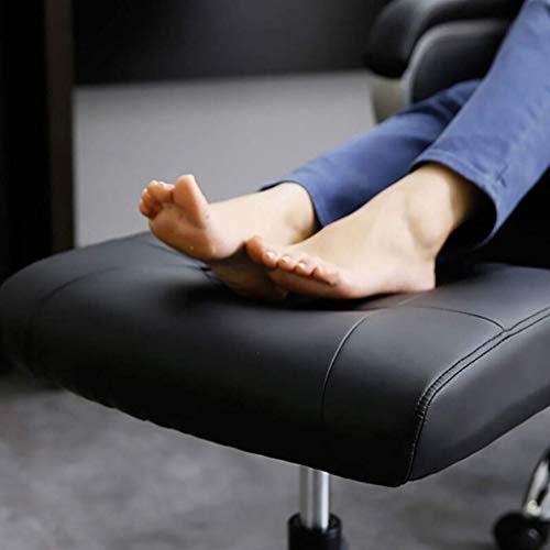 KMMK Home Chair Stool Folding Chair-Bar Stoolsounter Height Barstools,Liftable Computer Chair,Footrest Stool,Home Office Chair(Black)