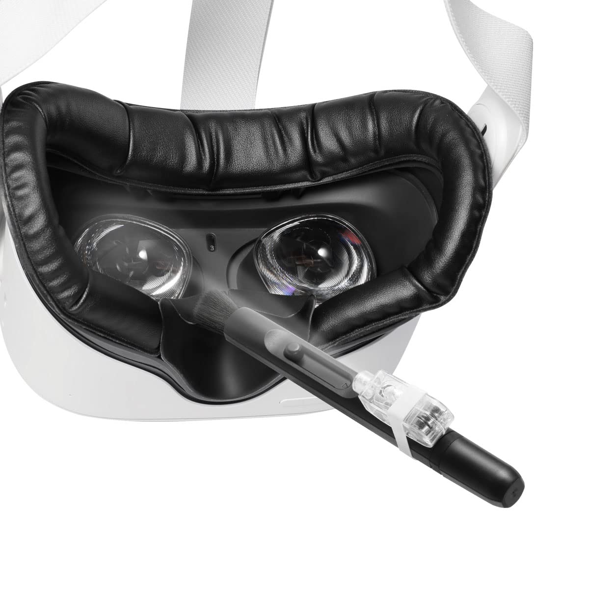 LANMU Lens Cleaning Pen Compatible with Oculus Quest 2/Quest/Rift S, Valve Index, PS VR and More, Lens Cleaning Kit with Finger Light, Dust and Fingerprint Cleaning